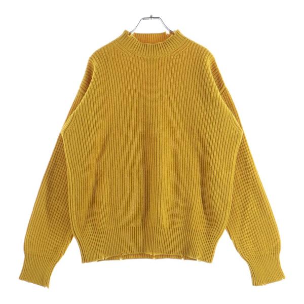 [商品番号]9026E180001[ブランド]MSGM（エムエスジーエム）[モデル]ウール混 長袖モックネックニットセーター イエロー 2540MM137[販売店舗]BRING オンラインショップ