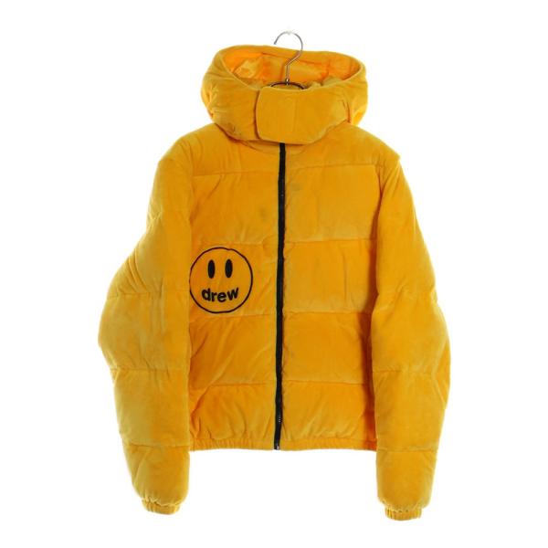 [商品番号]9225H190029[ブランド]drew house（ドリューハウス）[モデル]22AW PLUSH HOODED PUFFER JACKET フロントロゴ プラッシュ フーデッド パファー ジャケット イエロー[販売店舗]B...