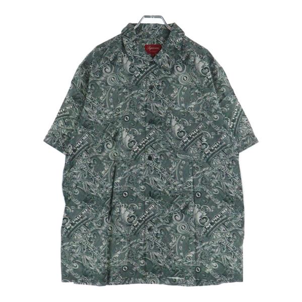 [商品番号]9225I260063[ブランド]SUPREME（シュプリーム）[モデル]23SS Dollar S/S Shirt ドル柄 フロントポケット 半袖シャツ グリーン[販売店舗]BRING WASTE_NOT