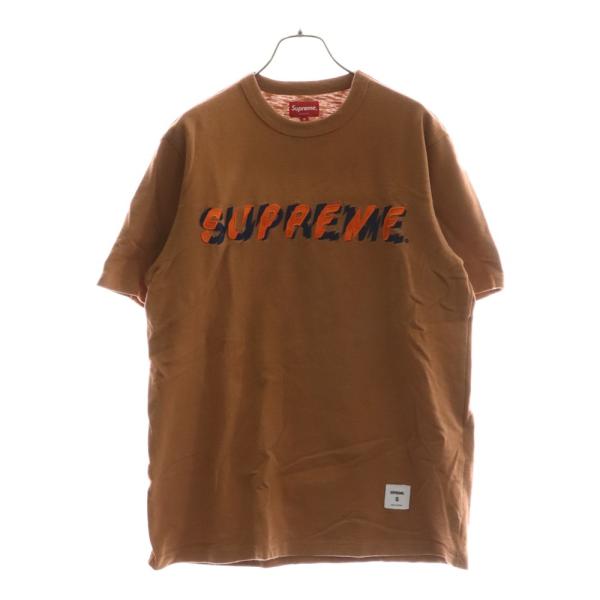 [商品番号]9225J170017[ブランド]SUPREME（シュプリーム）[モデル]19SS Shatter Tee シャッター ロゴ刺繍 クルーネック 半袖Tシャツ カットソー ブラウン[販売店舗]AWESOME VINTAGE ＆ O...