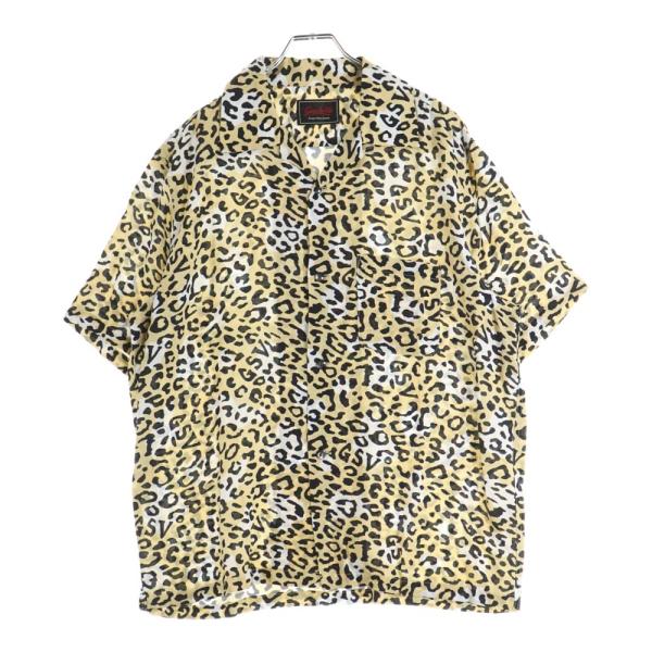 [商品番号]9225L040057[ブランド]GANGSTERVILLE（ギャングスタービル）[モデル]23SS RISE ABOVE S/S SHIRTS レオパード オープンカラー 半袖シャツ ベージュ GSV-23-SS-13[販売店...