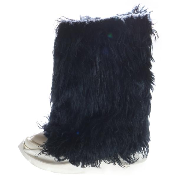 [商品番号]9225L280008[ブランド]DRKSHDW（ダークシャドウ）[モデル]FOGACHINE SNEAKS FUR BOOTS フォガチン ファー ハイカットスニーカー ブーツ ブラック DU02B4814-FF[販売店舗]B...
