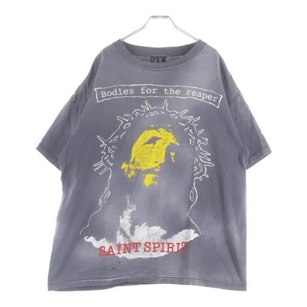 [商品番号]9226A220053[ブランド]SAINT MICHAEL（セントマイケル）[モデル]23AW SS TEE B FOR REAPER Tシャツ カットソー 半袖 XL ブラック SM-A23-0000-002[販売店舗]BR...
