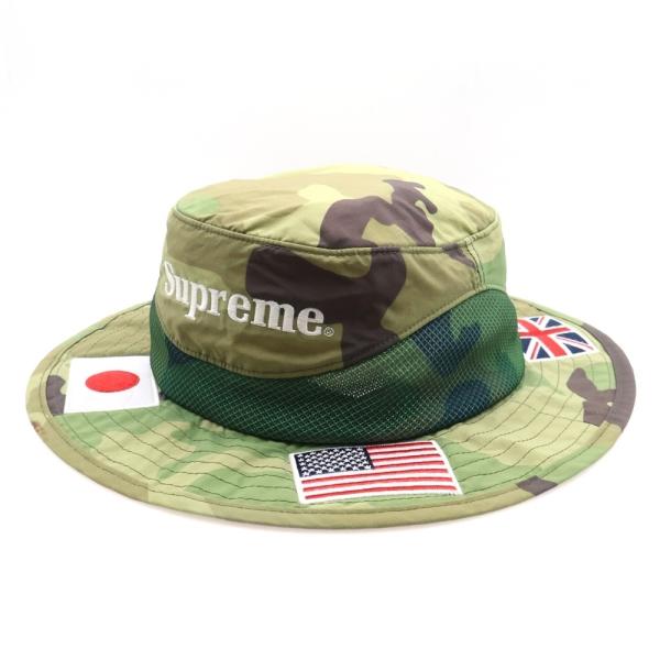 [商品番号]9226A280006[ブランド]SUPREME（シュプリーム）[モデル]20SS Flags Boonie フラッグスブーニー 国旗 カモフラ バケットハット 帽子 カーキ[販売店舗]BRING オンラインショップ