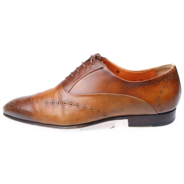 [商品番号]9226B030004[ブランド]Santoni（サントーニ）[モデル]レザー ドレス ダービーシューズ ブラウン[販売店舗]BRING オンラインショップ