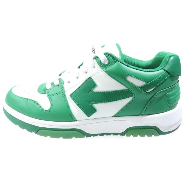 [商品番号]9226B100009[ブランド]OFF-WHITE（オフホワイト）[モデル]21SS Out Of Office Low アウトオブオフィス レザー ローカットスニーカー ホワイト/グリーン OMIA189S21LEA0010...