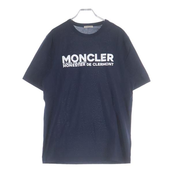 [商品番号]9226B160030[ブランド]MONCLER（モンクレール）[モデル]21SS MAGLIA T-SHIRT ロゴプリント クルーネック 半袖Tシャツ カットソー ネイビー G10918C7D910 8390Y[販売店舗]B...