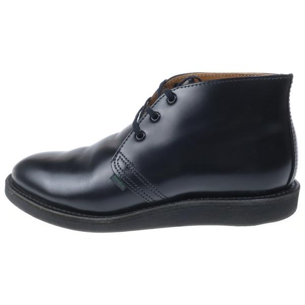 [商品番号]9226B200007[ブランド]RED WING（レッド ウイング）[モデル]9196 POSTMAN CHUKKA プレーントゥ ポストマン チャッカ レザー ブーツ ブラック[販売店舗]BRING オンラインショップ