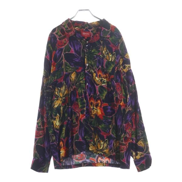 [商品番号]9226C270058[ブランド]SUPREME（シュプリーム）[モデル]17AW Painted Floral Rayon Shirt フローラル レーヨン 長袖シャツ マルチ[販売店舗]THRIFT CLOSETあべのキュー...