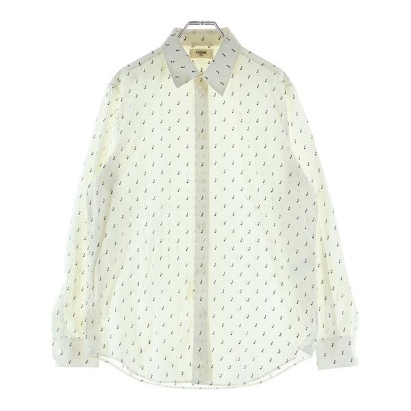 [商品番号]9226C300082[ブランド]CELINE（セリーヌ）[モデル]ミュージックノート 長袖シャツ ホワイト 2C034189D[販売店舗]BRING オンラインショップ