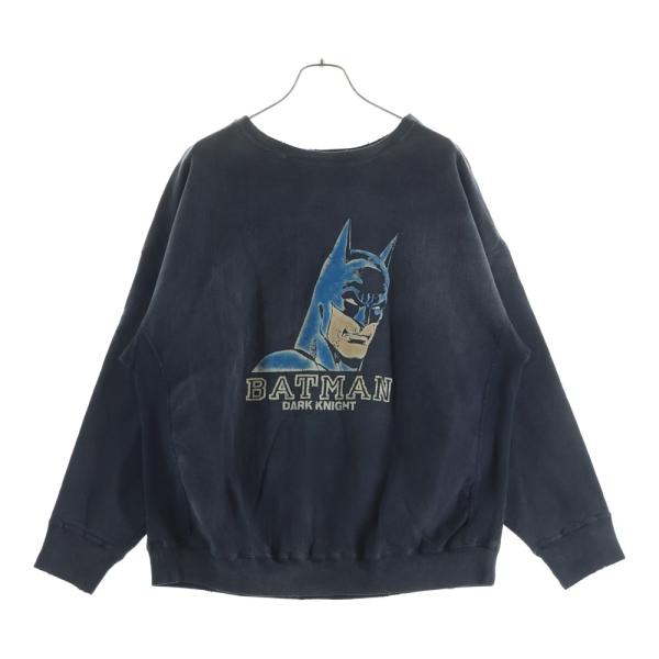 [商品番号]9226D100066[ブランド]BOWWOW（バウワウ）[モデル]BATMAN バットマン クルーネック スウェットトレーナー ブラック[販売店舗]BRING オンラインショップ