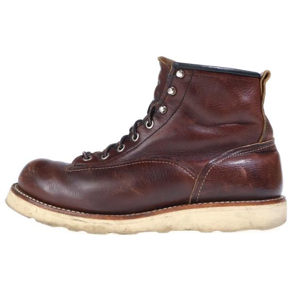 [商品番号]9226D140006[ブランド]RED WING（レッド ウイング）[モデル]LINEMAN BOOTS ラインマン レースアップ ブーツ ブラウン US8/26cm 2906[販売店舗]BRING オンラインショップ