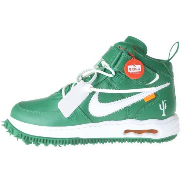 [商品番号]9226D180011[ブランド]NIKE（ナイキ）[モデル]×OFF-WHITE AIR FORCE 1 MID SP LTHR DR0500-300 エアフォース1 SPレザー ミッドカットスニーカー グリーン US9.5/...