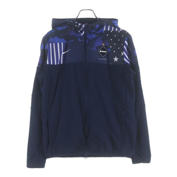 [商品番号]9226D190116[ブランド]NIKE（ナイキ）[モデル]×F.C.Real Bristol FCRB ジップアップ スウェットパーカー ネイビー 823123-450[販売店舗]BRING THRIFT CLOSET