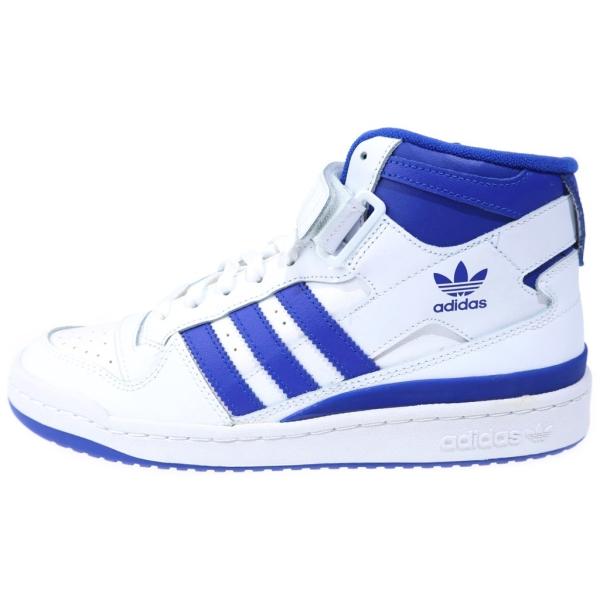 [商品番号]9226D240039[ブランド]adidas（アディダス）[モデル]FORUM MID フォーラム ホワイト/ブルー ミッドカットスニーカー US9/27cm FY4976[販売店舗]BRING オンラインショップ