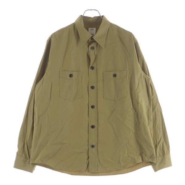 [商品番号]9226E010016[ブランド]VISVIM（ヴィスヴィム）[モデル]19AW USM ALBACORE SHIRT L/S 長袖 シャツ 星条旗 エルボーパッチ 長袖シャツ ベージュ[販売店舗]BRING オンラインショップ