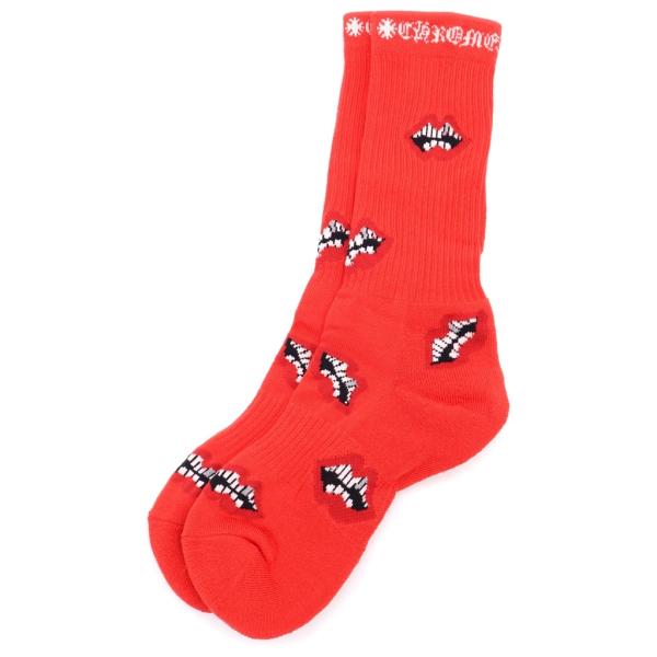[商品番号]9226E030103[ブランド]CHROME HEARTS（クロムハーツ）[モデル]MATTY BOY CHOMPER SOCKS マッティボーイ チョンパー ソックス 靴下 レッド[販売店舗]OneStyle原宿店