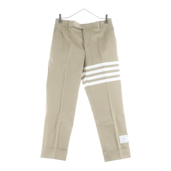 [商品番号]9626B200051[ブランド]THOM BROWNE（トムブラウン）[モデル]4BARコットンツイルトラウザーパンツ ベージュ MTU245A-03788275[販売店舗]BRING 渋谷店