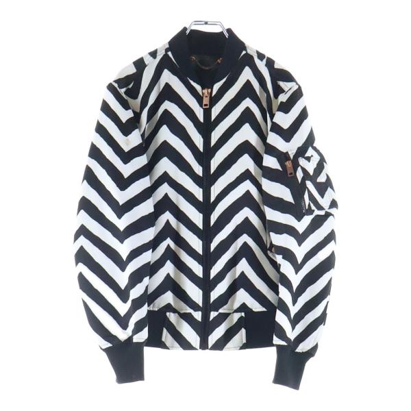 [商品番号]9626C040125[ブランド]DIESEL（ディーゼル）[モデル]■G-Soledad Bomber Jacket ゼブラ柄 ボンバー フライトジャケット ホワイト×ブラックリバーシブル[販売店舗]BRING オンラインショップ