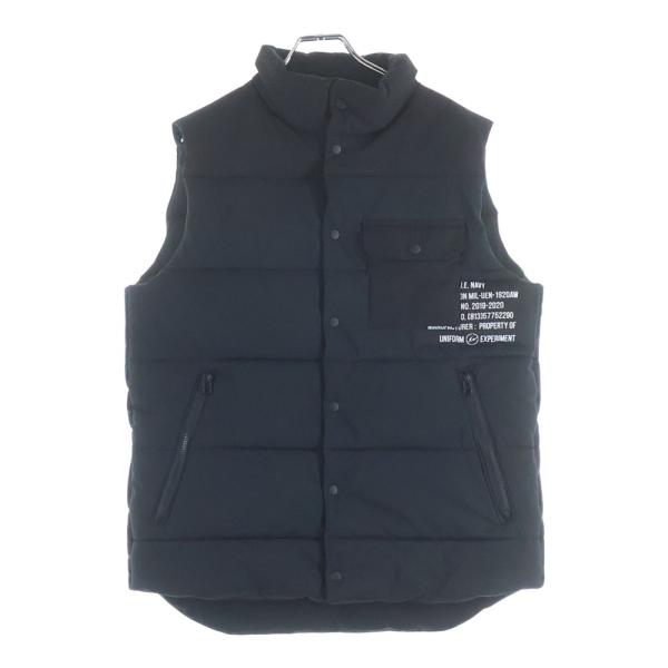 [商品番号]9726A260043[ブランド]UNIFORM EXPERIMENT（ユニフォームエクスペリメント）[モデル]19AW PADDED VEST ダウン ベストUE-192018 ブラック[販売店舗]BRING オンラインショップ