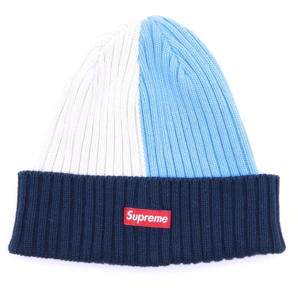[商品番号]9726B110042[ブランド]SUPREME（シュプリーム）[モデル]20SS Overdyed Ribbed Beanie オーバーダイ リブ ビーニー ニット帽 帽子 ホワイトネイビー[販売店舗]BRING福岡天神店