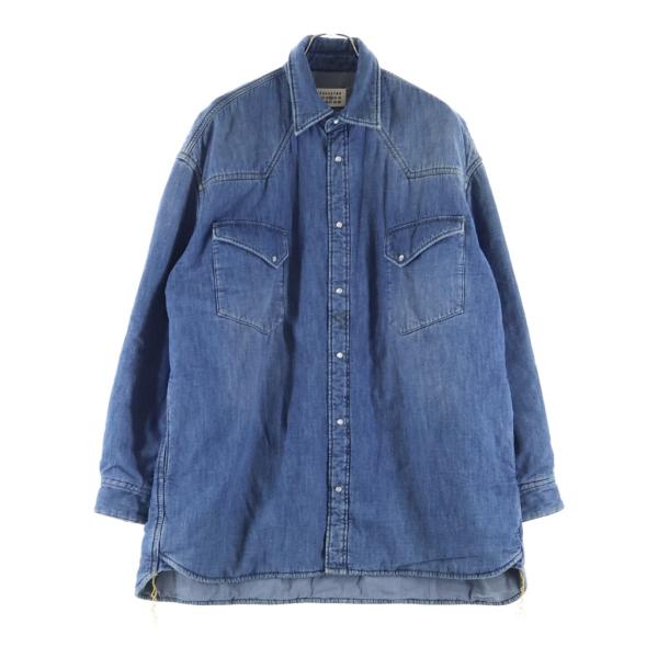 [商品番号]9726I020166[ブランド]Maison Margiela（メゾンマルジェラ）[モデル]19AW DENIM SHIRT BLOUSON オーバーサイズ デニムシャツ ジャケット ブルゾン インディゴ S50DL0402 ...