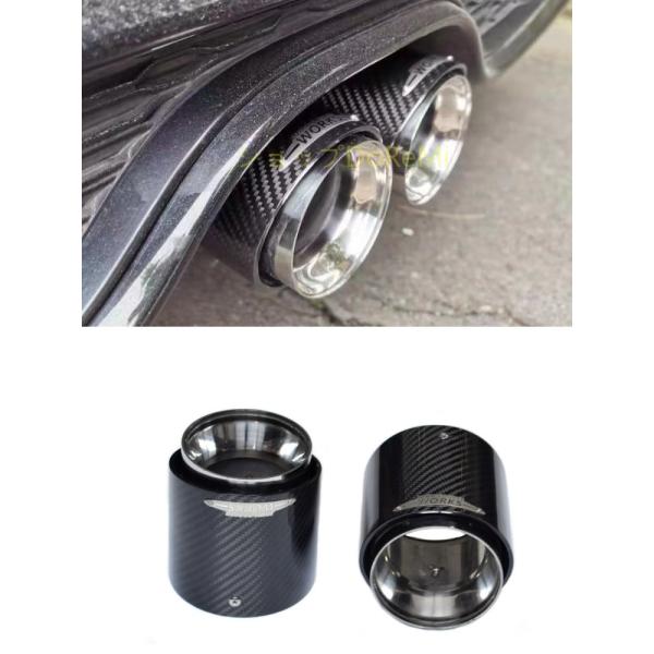 商品説明MINIミニクーパー//R60 R55 R56 F56 F54 F55 F60 リアルカーボン マフラーカッター　2個                                                         ...