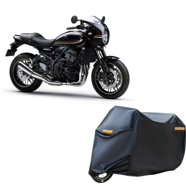 商品説明：原付カバー カワサキ Z900RS Cafe ※ご注文前にモデルとサイズをご確認ください，バイクの車型によって専用タイプです。高品質素材：ボディカバー 210Dオックスフォード生地を採用し、ナイロン生地より破れにくく、引っ張りにも...