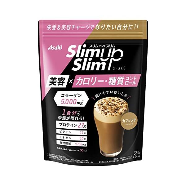 -/360グラム (x 1)/4946842635351・FlavorName:カフェラテ・パッケージ個数:1・商品サイズ (高さ×奥行×幅): 45mm×180mm×240mm・ブラント名: スリムアップスリム・メーカー名: アサヒグルー...