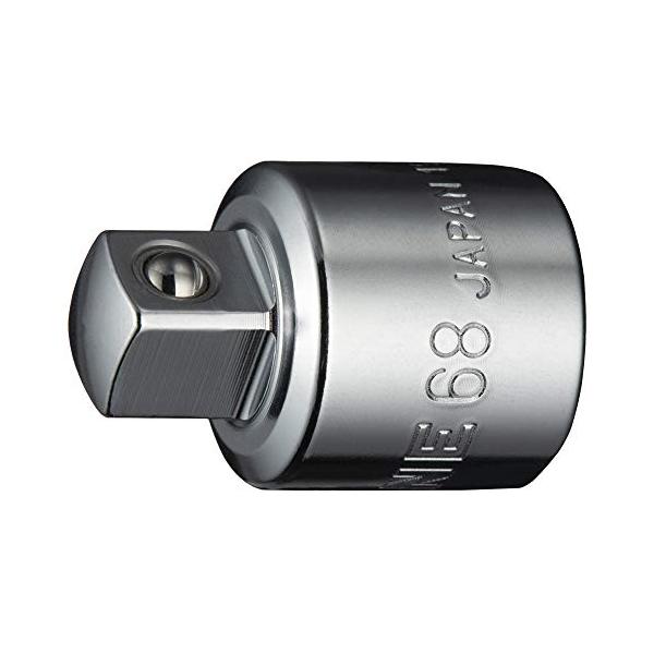 サイズ：HP68:差込角:12.7mm(1/2")＆9.5mm(3/8")用途:変換アダプター差込角:12.7mm変換後:9.5mm全長:31.6mm重量:50g