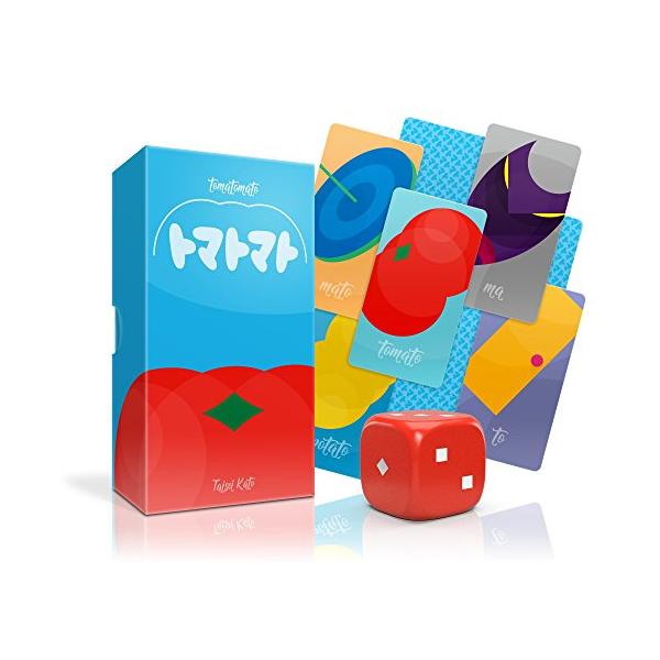 カラー：多色トマトマトマトの４種類のカードを１人ずつめくって並べていきます。ならべたときに、すべてのカードをひといきに読みあげます。はじめはトマトだけなのが、しだいにトマトト！トマトトマトママトマ！と難しくなっていき、順番がまわってくるたび...