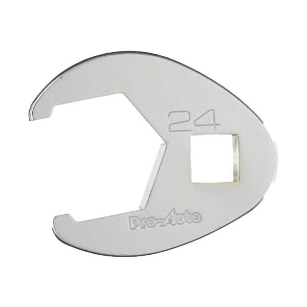 カラー：シルバーサイズ：24mm差込角(mm)：9.5 対辺寸法(mm)：24 厚さ(mm)：12.8 全長(mm)：53.5 幅(mm)：44クロームバナジューム鋼