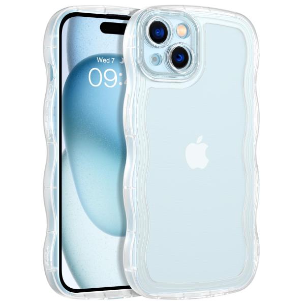 カラー：クリアサイズ：i Phone 15★【対応機種】i Phone 15 （6.1インチ）スマートフォン専用保護カバー。6.1インチ i Phone 15 のためにデザインされたケースなので、あなたのi Phone 15 になめらかにぴ...