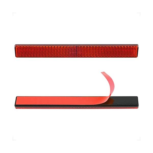 カラー：赤 長方形適用: オートバイ、自転車、車、トラクター、トラック、船、方向転換など、警告が必要な場合に適しています。 リフレクターは赤、黄、白からいただけます。 1セット2枚入り。認証：ヨーロッパ認証のEマーク付きで、品質がよりされま...