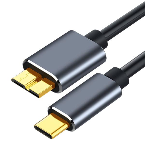 サイズ：USB C to Micro B 3.0?【高速データ転送】USB3.0の規格で、最大5Gbpsデータ転送速度を実現できます。従来のUSB2.0ケーブルに10倍以上の速さです。?【金メッキコネクタ】：金メッキコネクタを備えており、優...