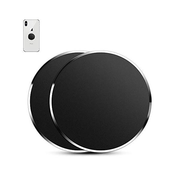 カラー：ブラック【商品内容】メタルプレート 2枚セット。【商品説明】メタルプレートはスマホやタブレットの機種変更のときなど端末が新しくなった時などにご利用頂けます。使用方法はスマホやタブレットの本体か、スマホケースの表面に貼り付けて利用しま...