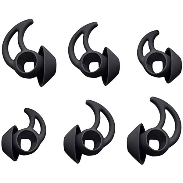 カラー：ブラックBose最新のTWSイヤホン用　イヤーピースです。　S/M/L　3ペアが含まれ、イヤーピース紛失場合最高の交換品です。【対応機種】Bose SoundSport Freeに適合します。Bose QuietComfort Ea...