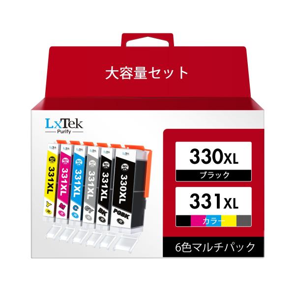カラー：BCI-330XL 増量ブラック BCI-331XL ブラック シアン マゼンタ イエ ローサイズ：330 6Pスタイル：TS8530 TS8630 TS8730 インク【セット内容】キヤノン 用 インク 330 331 大容量 互...