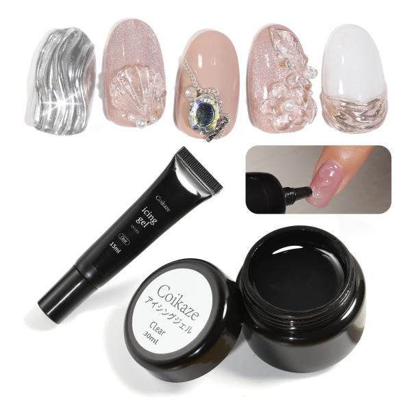 カラー：アイシングジェルサイズ：2個アソート【大容量】アイシングジェルの本体は30ｇ入り、詰め替えタイプのクリアジェルは15ｇ入り。通常タイプより１５倍に多いです。安心サポート：ご購入後、不備やご質問当ございましたらお気軽に店舗までください...