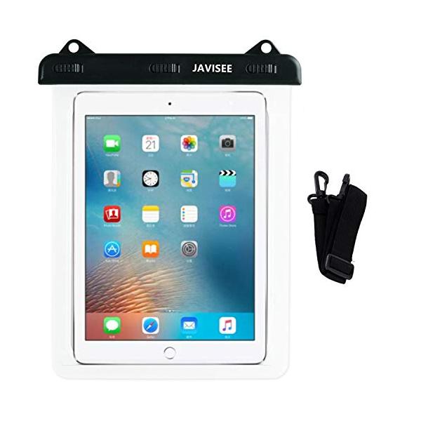 カラー：クリアサイズ：7-10インチ防水保護等級 IPx8：IPX8防水保護等級に準拠して、ご大切なタブレットを水・塵・雪・砂・埃等から守ります。安心できる防水ケースです。高い防水性により、お風呂、アウトドア、雨の日、サーファー、スキュー、...