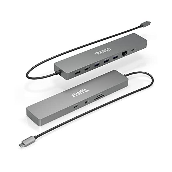 11 ポートによる拡張性 - 1 つの USB-C ポートまたは Thunderbolt 4/3 ポートを、11 の様々なポートに拡張することができます。 この USB-C ハブは、USB 3.0 ポート x 3、ギガビット・イーサネットポ...