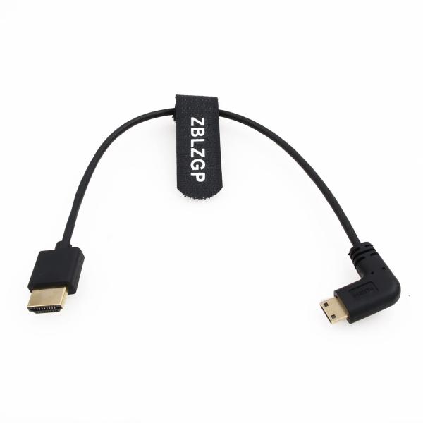 カラー：ストレート 30cmスタイル：右曲げミニHDMI-HDMIコネクター:L字型ミニHDMIタイプCオスからHDMIタイプAオス2.1コード。HDMI 2.1 8Kケーブルは、HDMI 2.1で指定されているように、最大8K @ 60H...