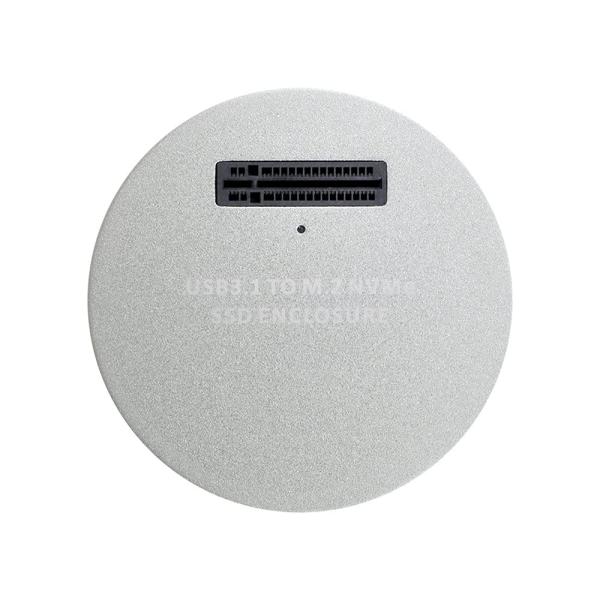 カラー：ホワイトUSB 3.1 USB-C - NVME M-key M.2 NGFF SSD 外部 PCBA コンベターアダプター 垂直タイプ縦型タイプMキーコネクタ、NVME SSDに接続でき、ケースを開く必要はありません。 商品にはア...
