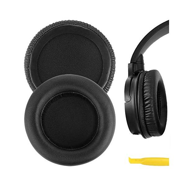 カラー：ブラック高品質の メモリーフォーム と プロテインレザーで作られたイヤーパッドです。古くなったイヤーパッドを交換できます。しいイヤーパッドに交換して、耳をより快適にします。オーディオテクニカ Audio-Technica ATH-W...