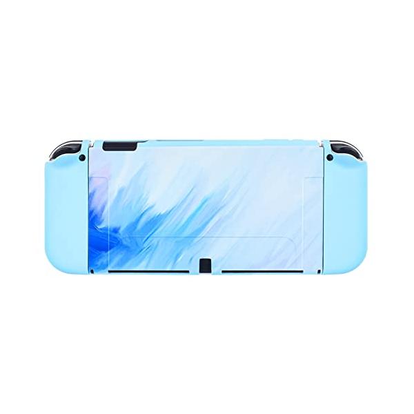 カラー：blue1【Switch OLEDに対応】switch OLED のために専門設計された実用TPUカバーです。ミリ単位による精密設計により余計な空間やズレ等はありません。装着後本体と完璧フィットて、ゲームのボタンに邪魔しません。sw...