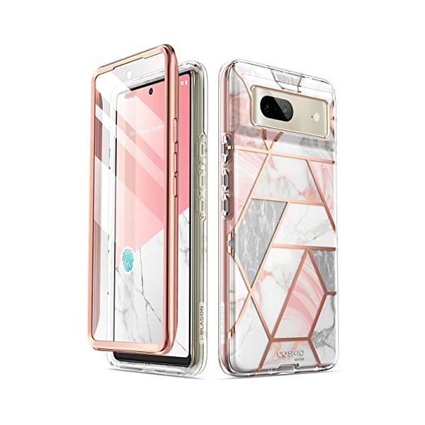 カラー：マーブルサイズ：GooglePixel7【対応機種】Google Pixel 7のみ対応（2022年発売）【全面保護】：柔らかいTPUケースが上質なポリカーボネートのフレームを組み合せました4重構造で両面しっかり保護されてるので本体...