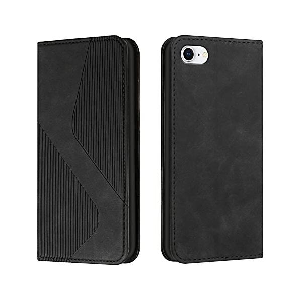 カラー：ブラックサイズ：i Phone 8/7/SE(第2世代)スタイル：手帳型【対応機種】：i Phone SE 2022 (i Phone SE3) / Apple i Phone 8 / i Phone 7 / i Phone SE ...