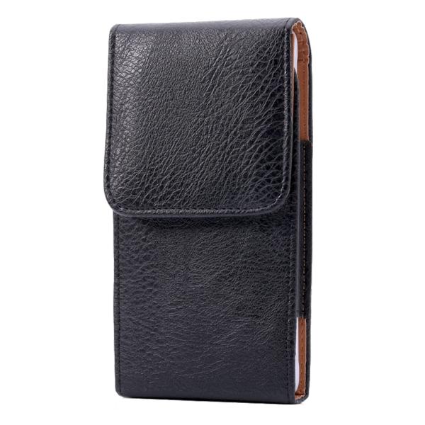 カラー：ブラックサイズ：6.3 インチ ケース ベルトスマートフォン?ベルト?ケース,重量: 約75g ,材質: ライチ紋 強い耐摩耗性のPUレザー，耐久性材質を使用しています, 外寸法:W83×H170×D18mm， 参考収容寸法:W80...