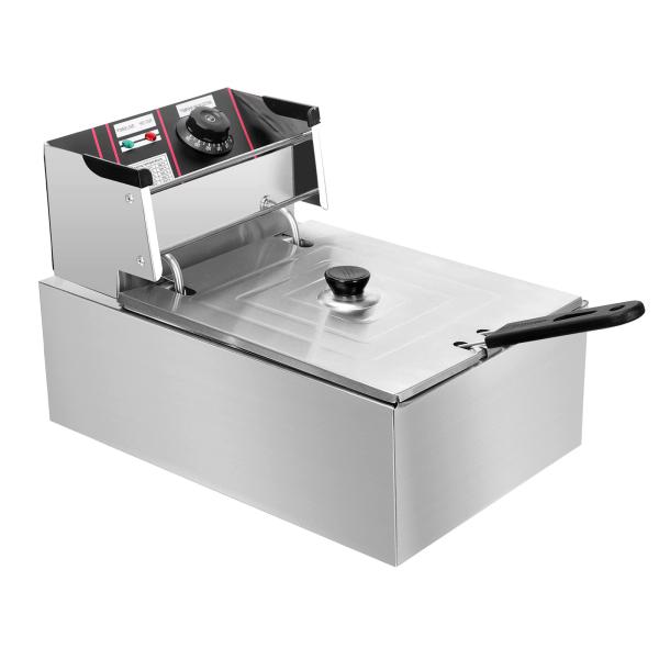 カラー：ステンレス台所だけでなくテーブルでも使えるフライヤーです。本体素材がステンレスてす。火やガスを使わず、コンセントに電源ケーブルを挿すだけのが使い方です。110v日本仕様。鍋が電気フライヤー本体から取り外せますので、使用後の手入れが簡...