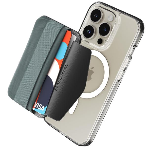 カラー：ブルーグレーサイズ：Wallet for MagSafeスタイル：ファブリック【シリコンパッドのマグセーフウォレット】 22年にアップデートされたシリコンパッドで滑り止め機能を追加しました。シリコンシートで製品が回ったり、外したりす...